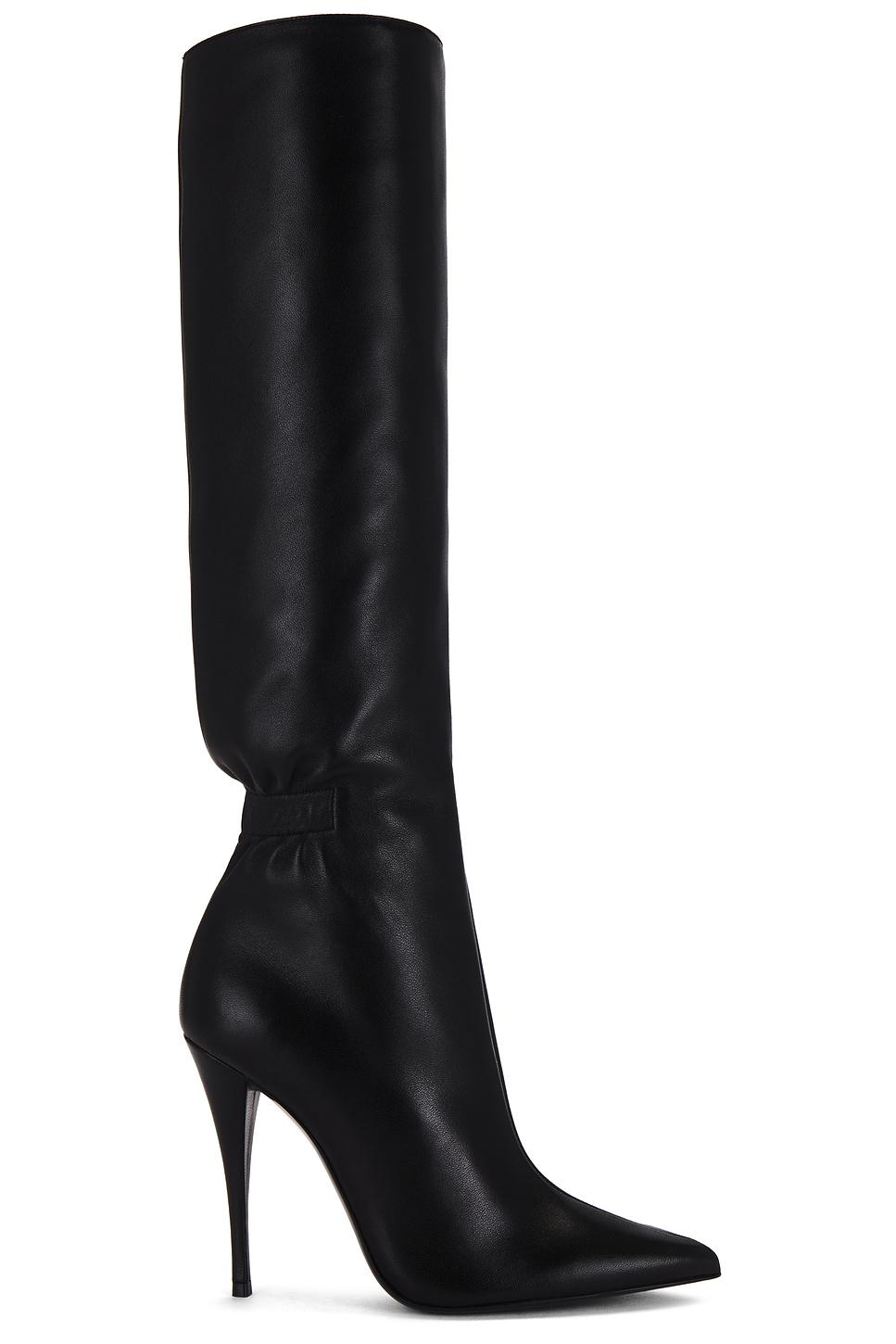 Saint Laurent Vodka Boot in Black | Lyst