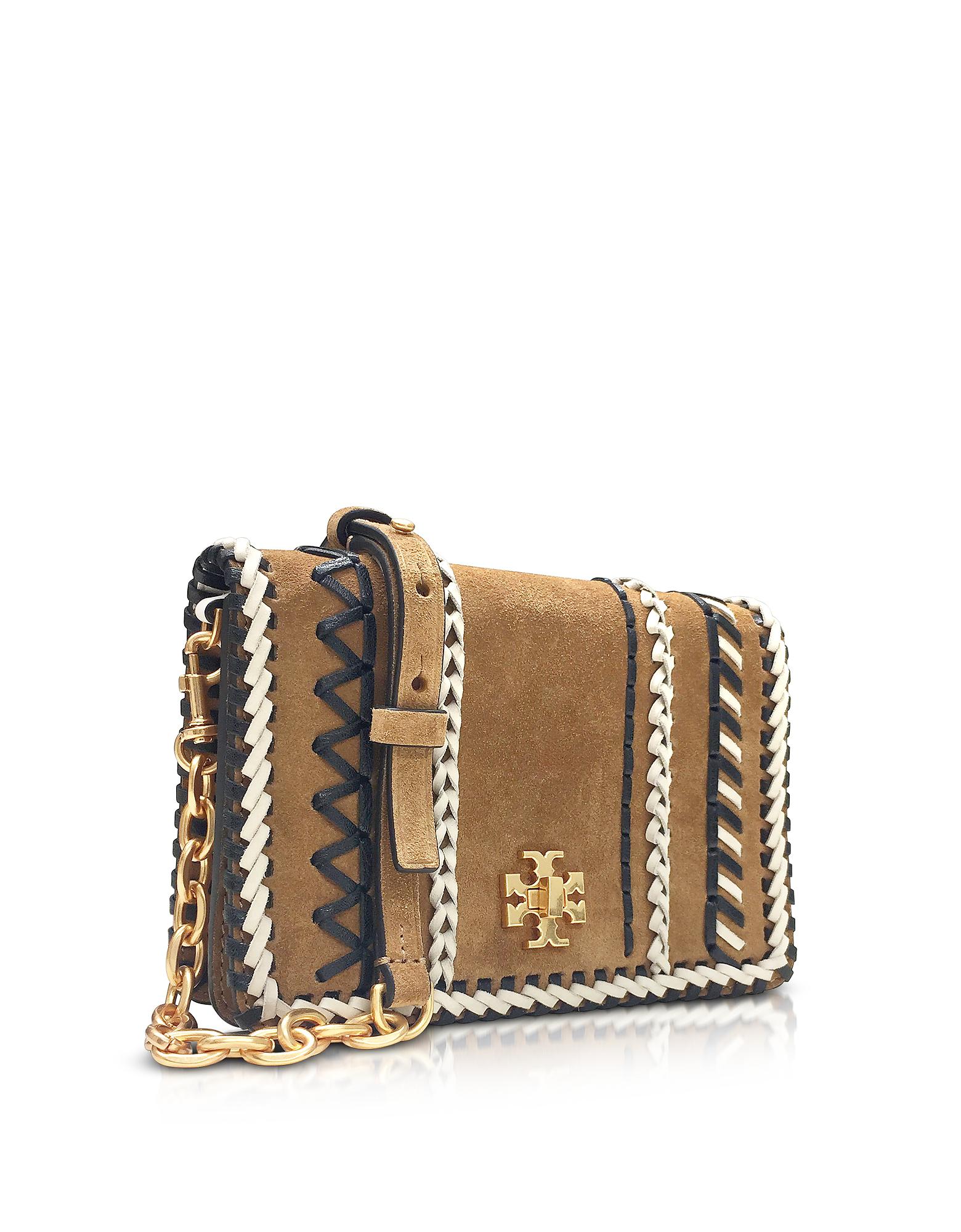 Tory Burch Brown Suede Handbags For Men | Paul Smith