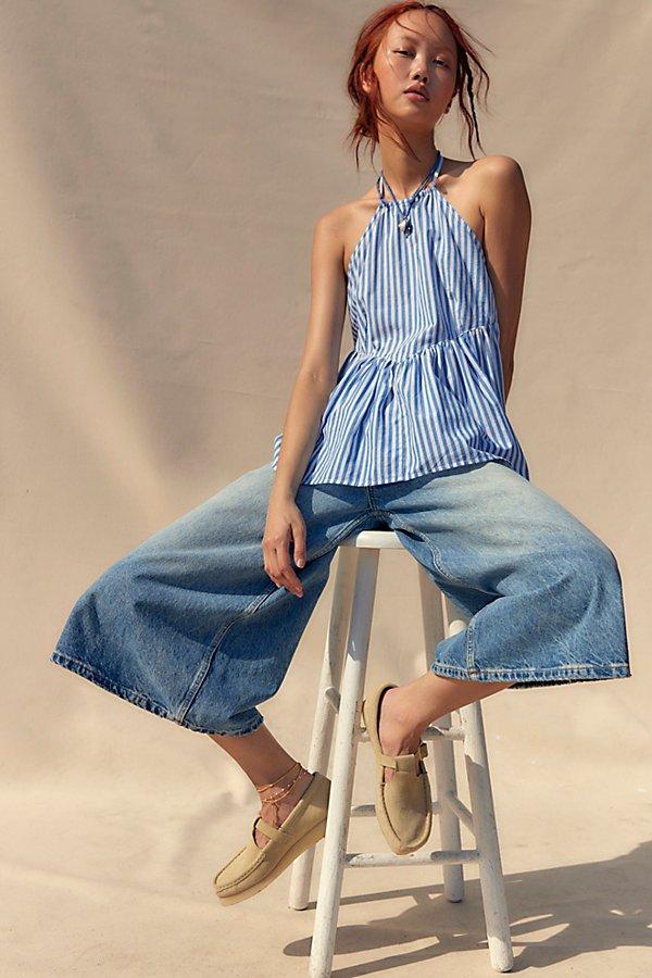 Clarks Wallabee T-bar Mary Janes in Blue | Lyst