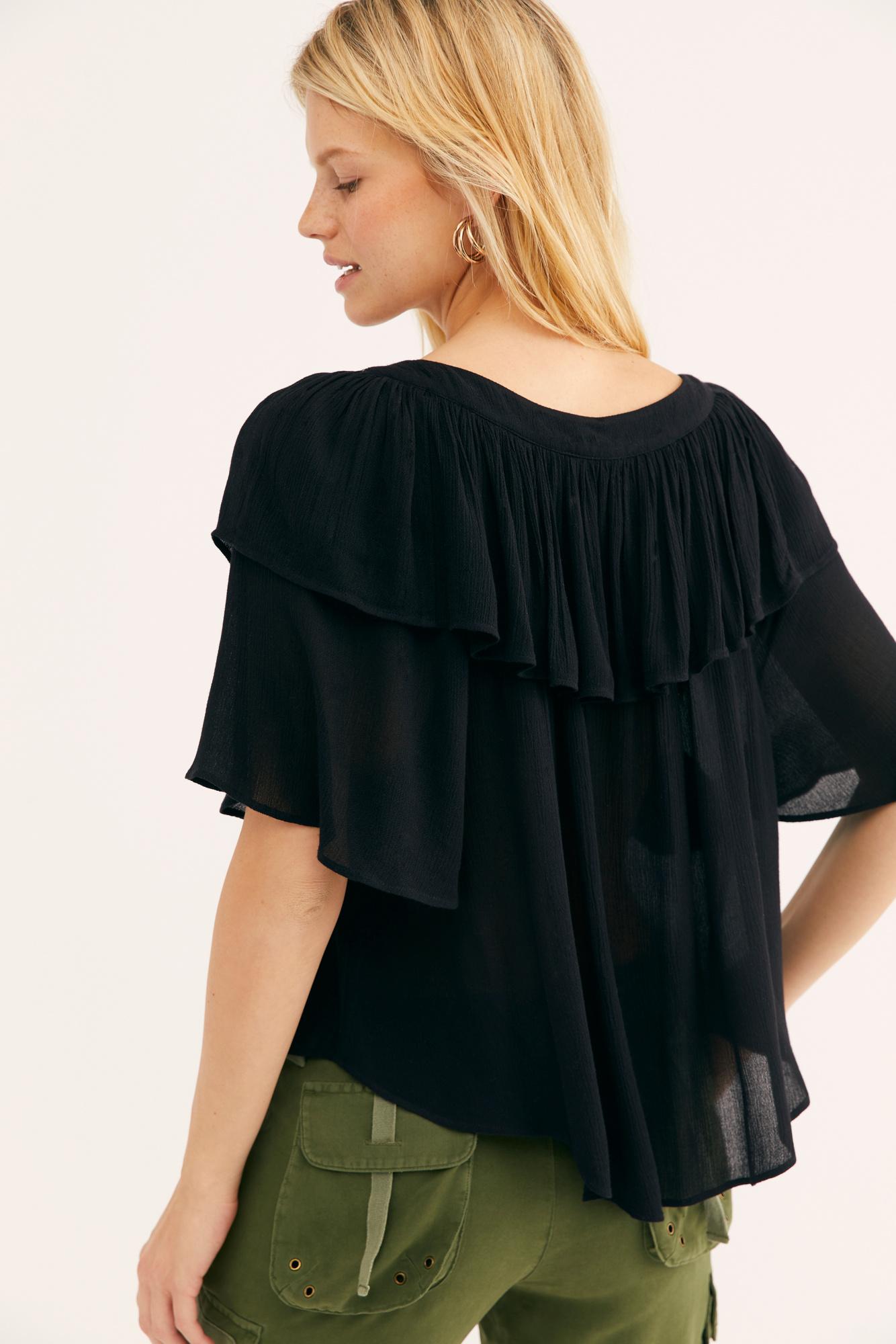 Free People Synthetic Marcella Top By Endless Summer in Black - Lyst