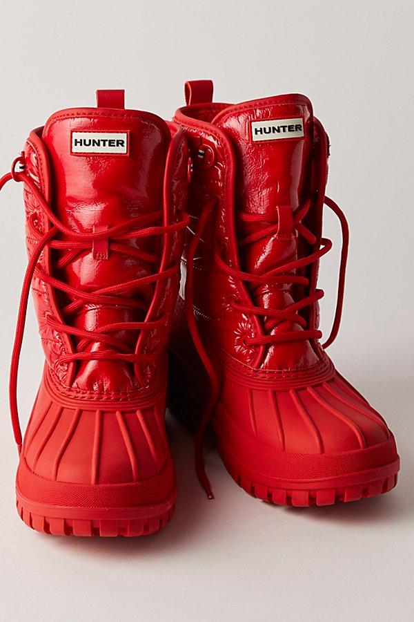 HUNTER Stanley Duck Boots in Red | Lyst