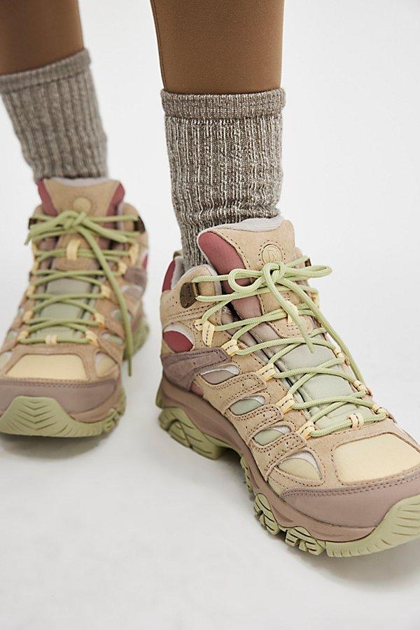 Merrell Moab 3 Mid Waterproof Boots in Green | Lyst