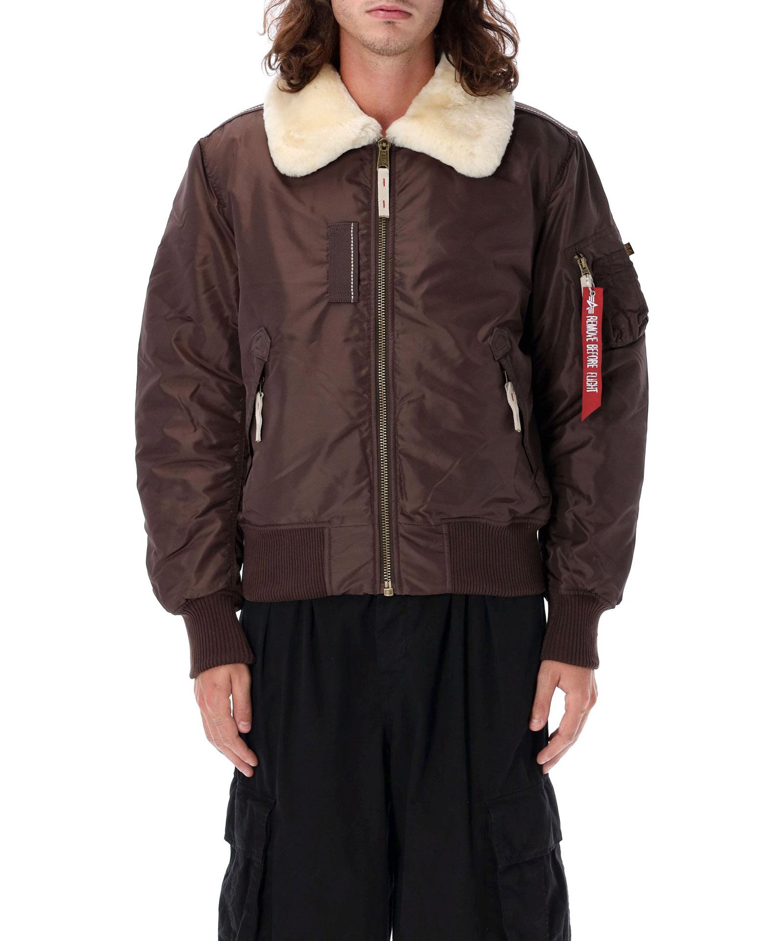 Alpha Industries Ma-1 Bomber Jacket in Brown for Men | Lyst