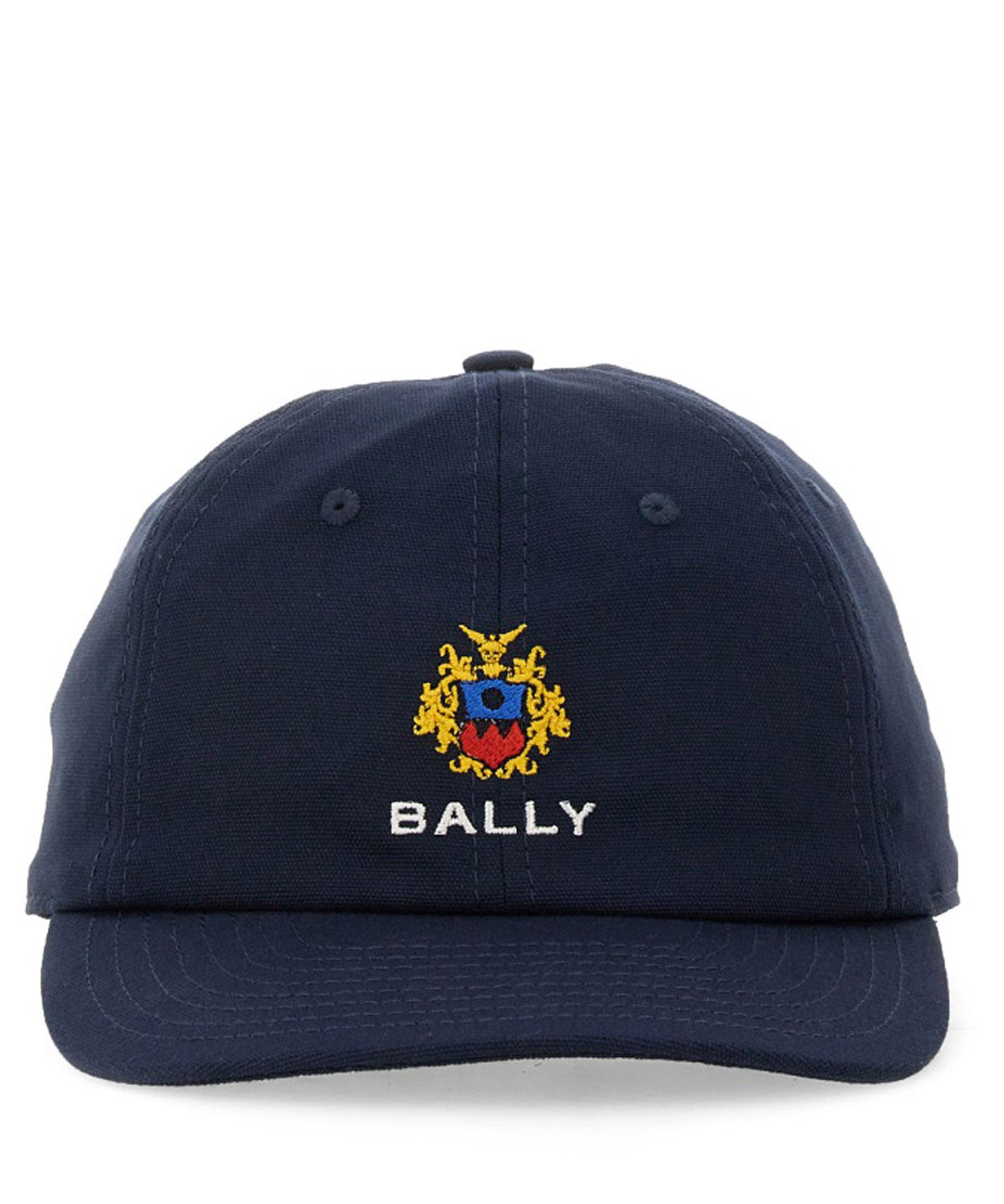 Bally Crest Logo Cap in Blue for Men | Lyst