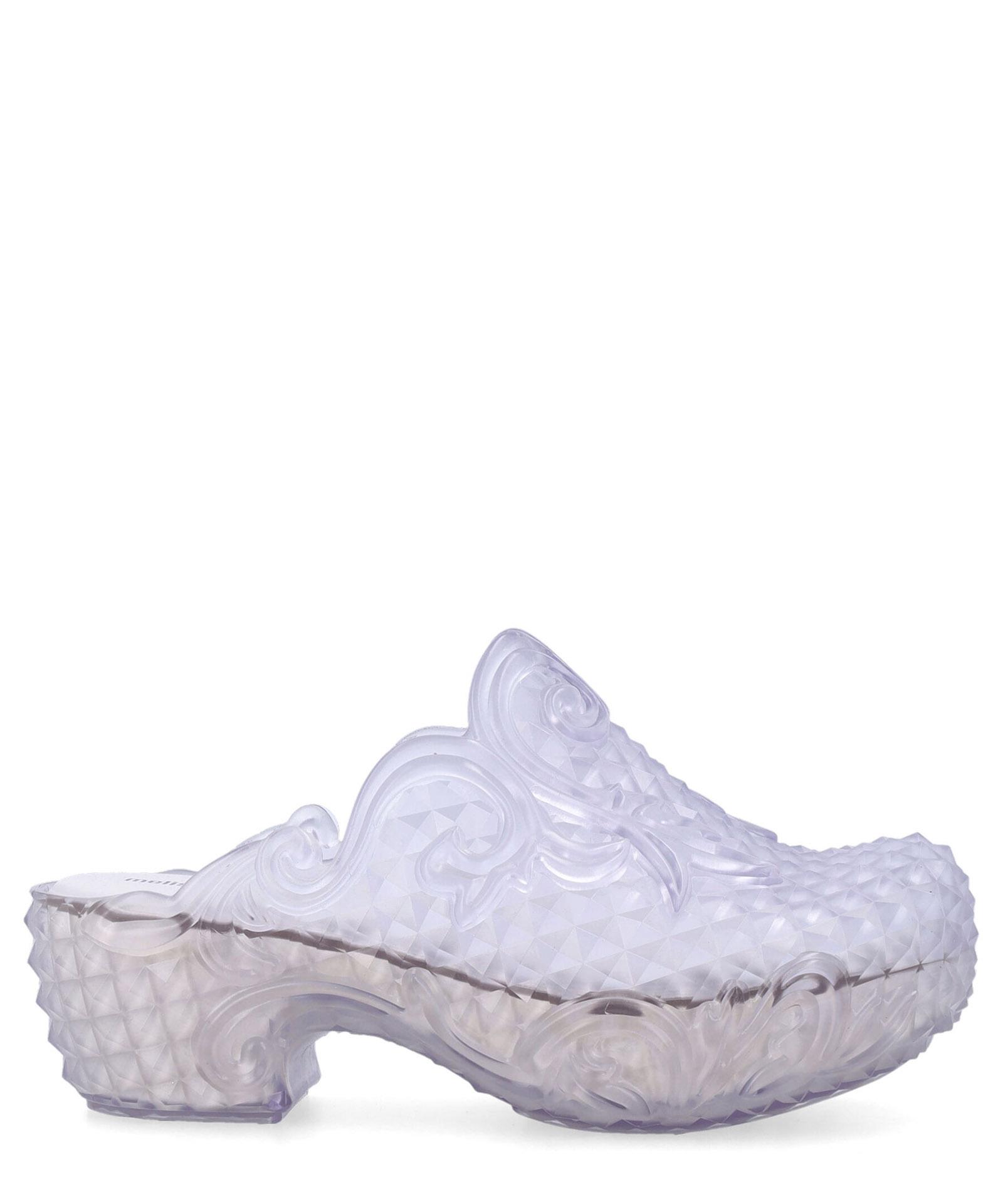 Y. Project Melissa Heeled Mules in White | Lyst