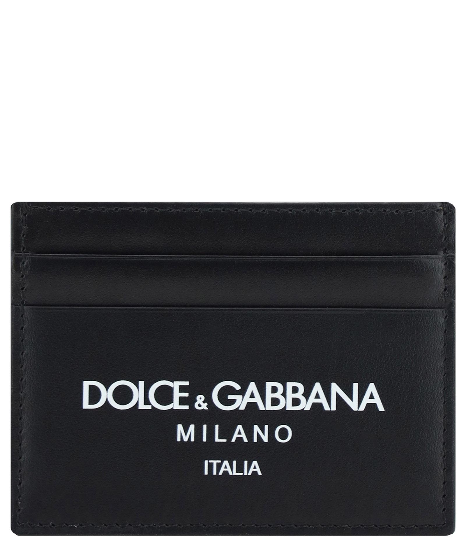 Dolce & Gabbana Credit Card Holder in Black for Men | Lyst UK