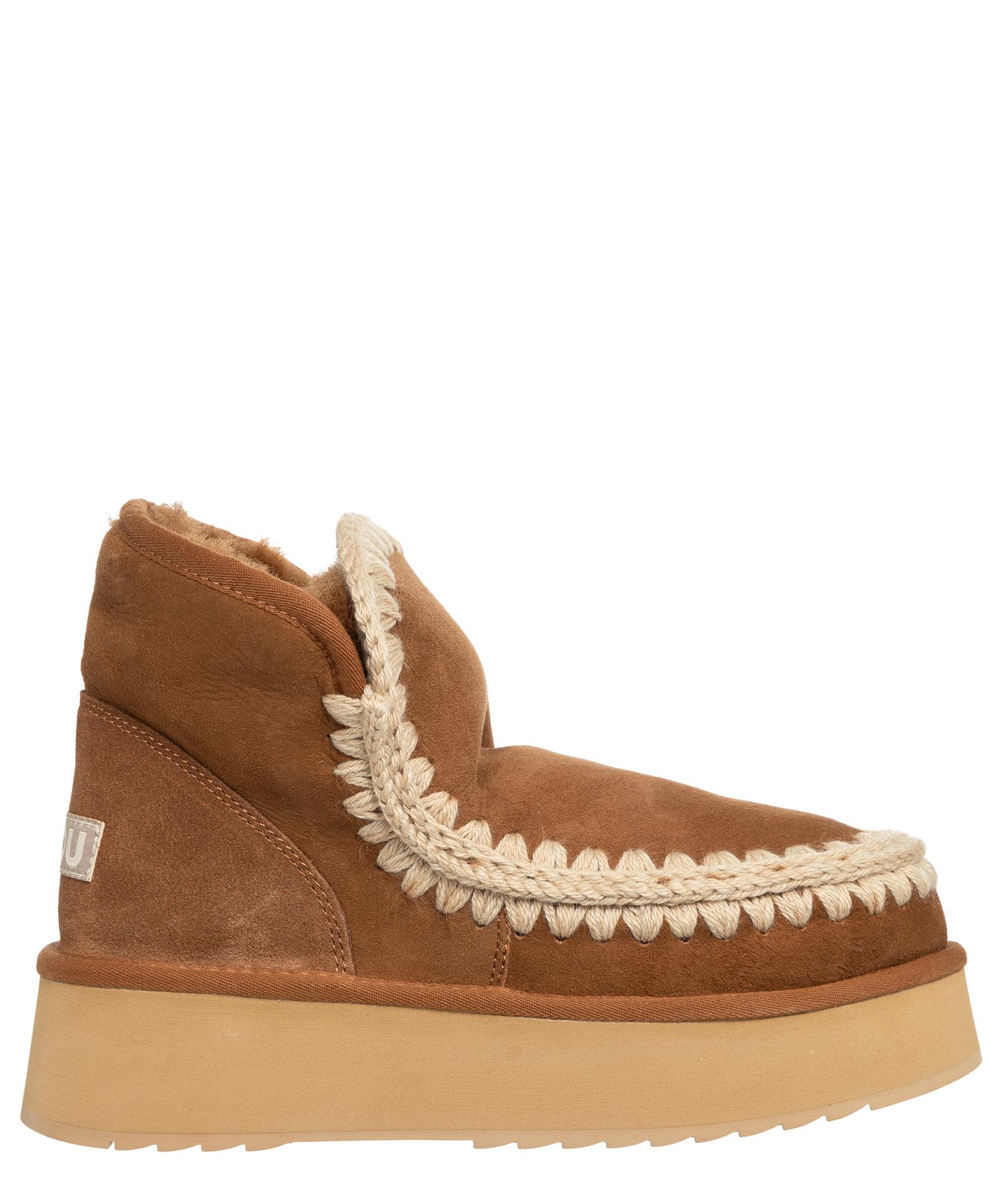 Mou Eskimo Mini Ankle Boots in Brown | Lyst