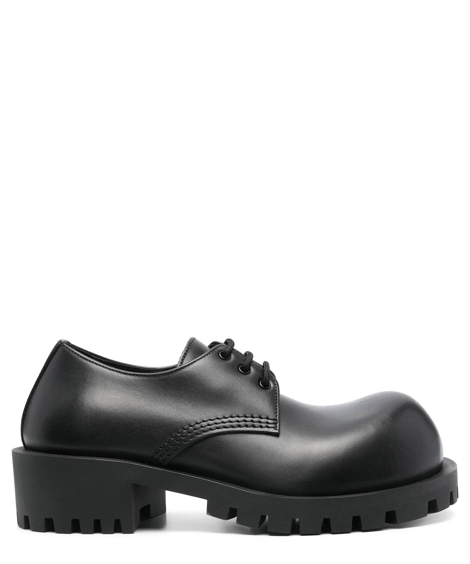 Balenciaga Hummer Derby Shoes in Black | Lyst