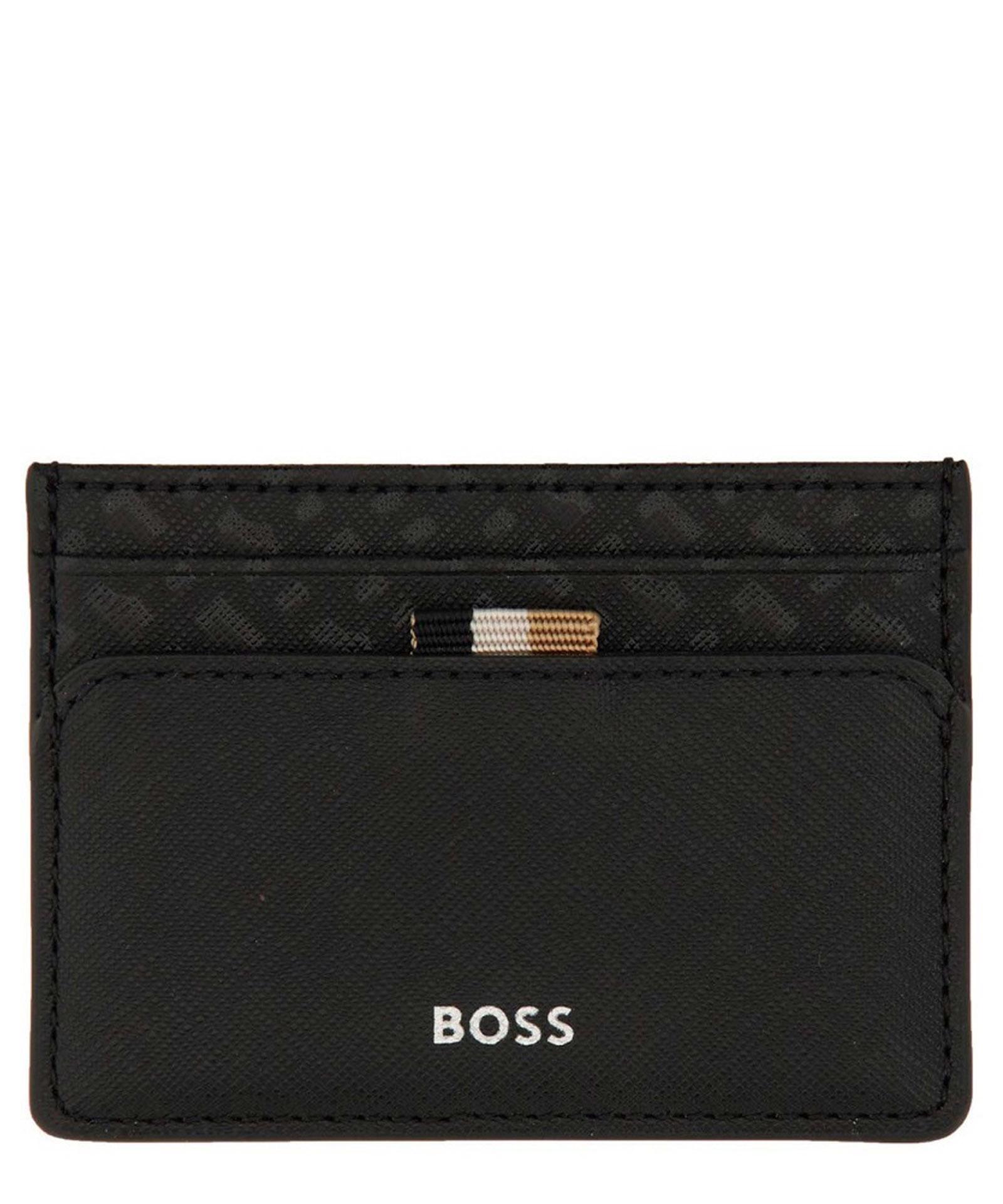 BOSS Zair Credit Card Holder in Black for Men | Lyst