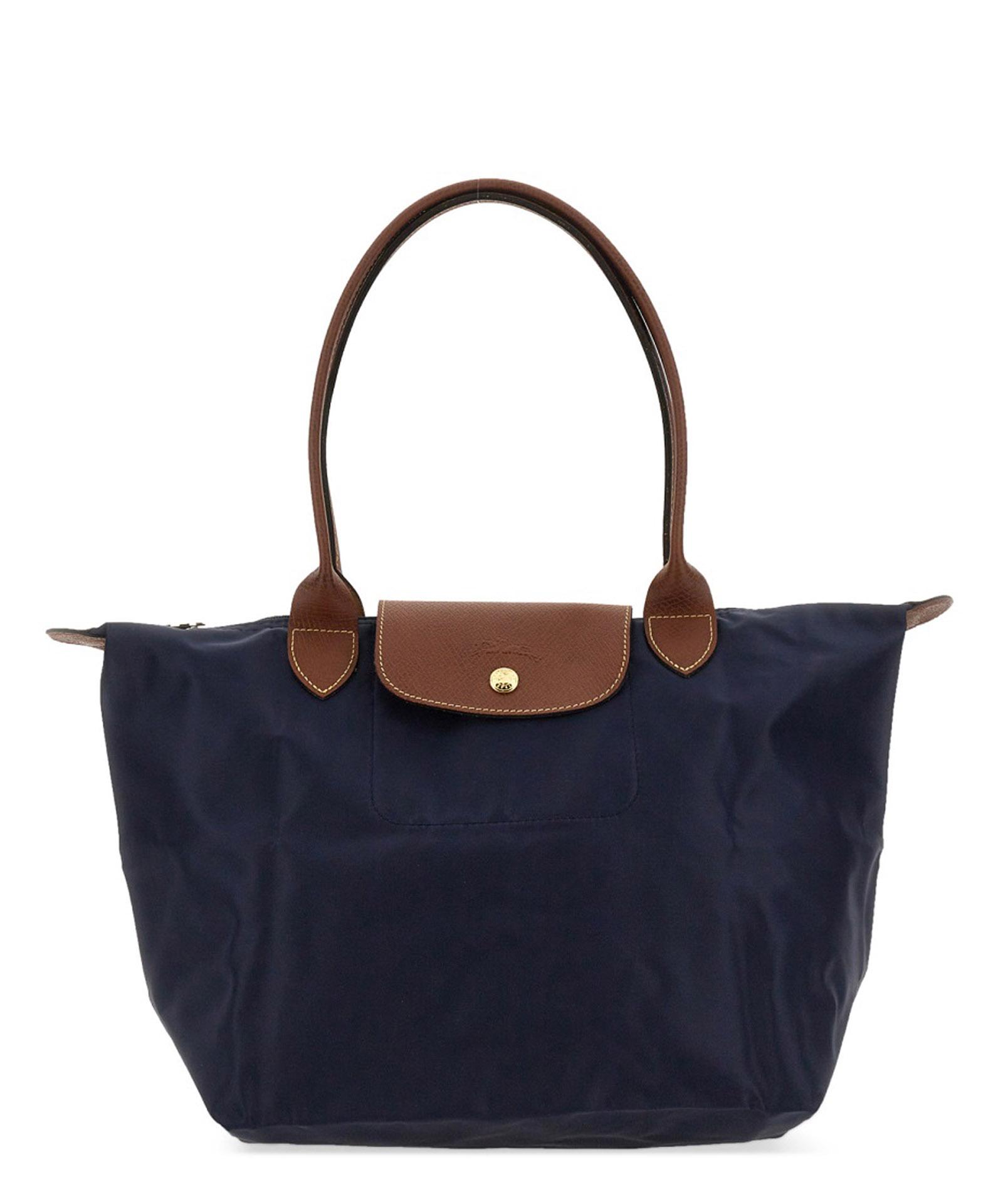 Longchamp Le Pliage Tote Bag in Blue | Lyst UK