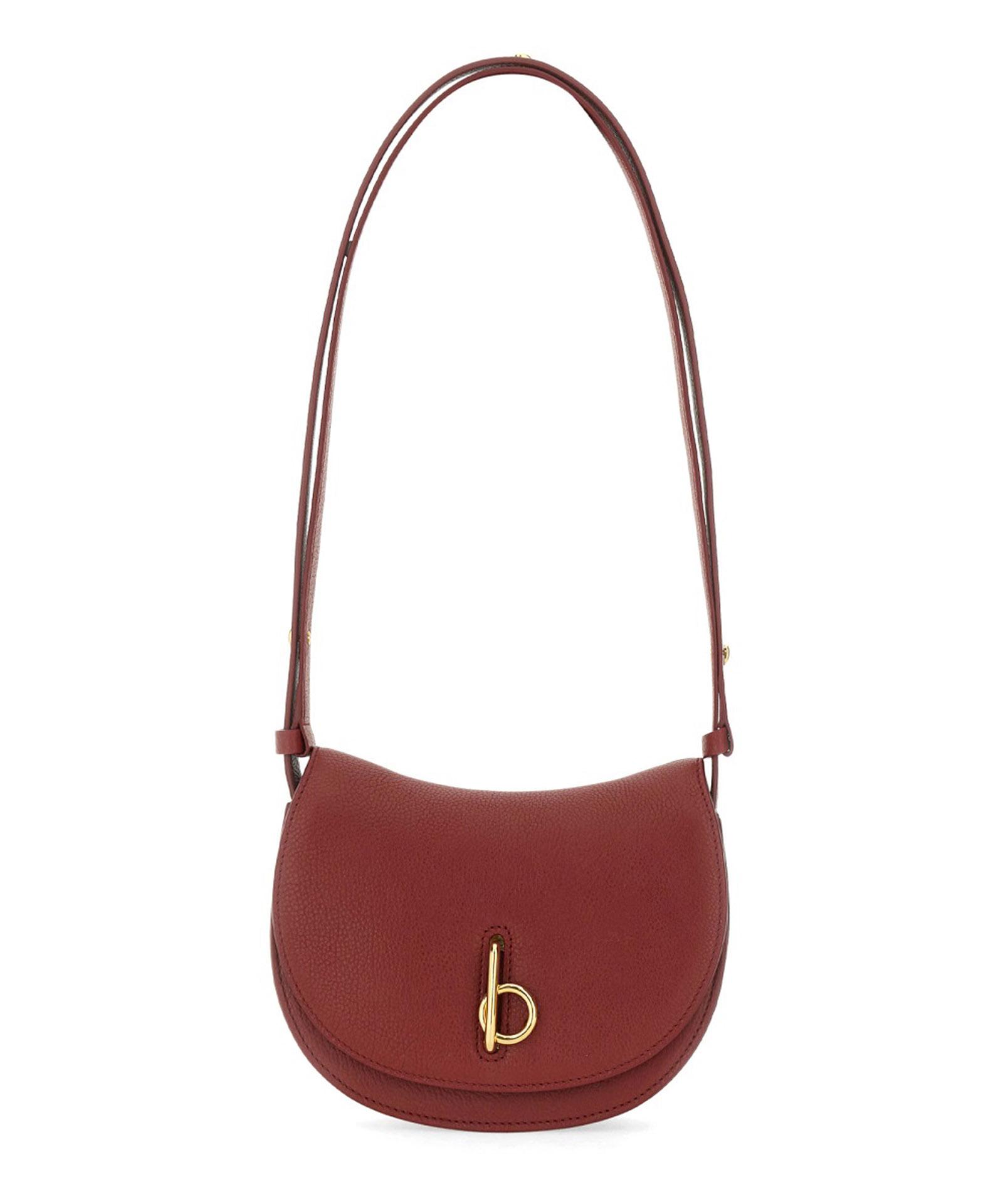 Burberry Rocking Horse Mini Hobo Bag in Red | Lyst