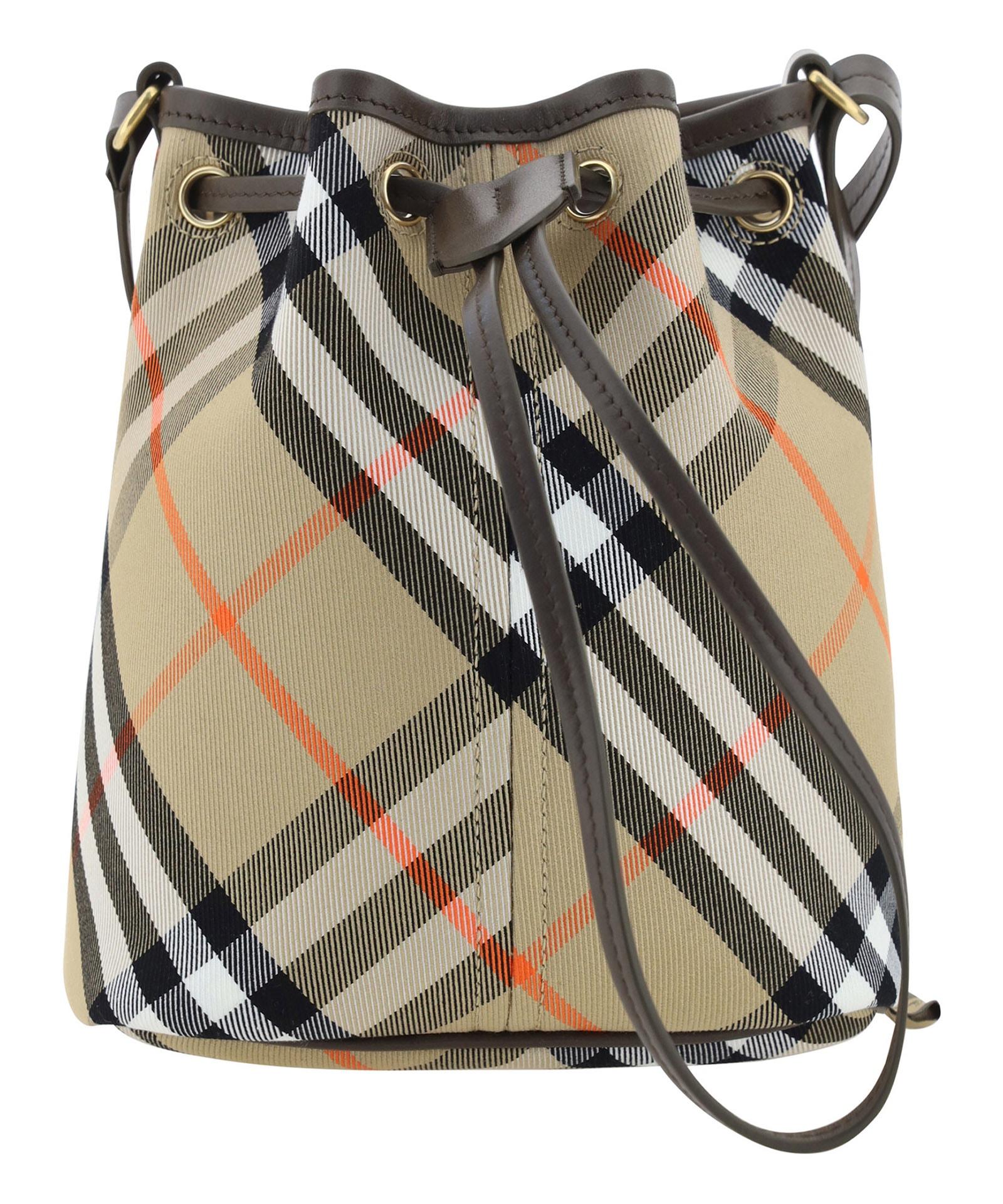 Burberry Bucket Bag in Green | Lyst UK