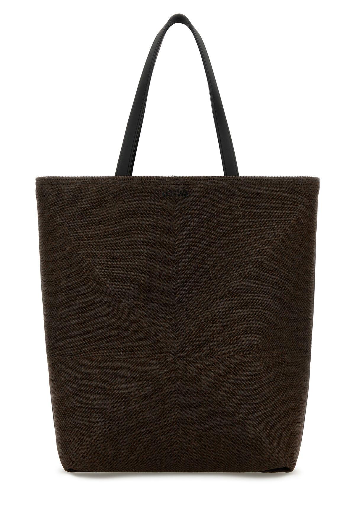 Loewe Puzzle Fold Tote Large in Black for Men | Lyst