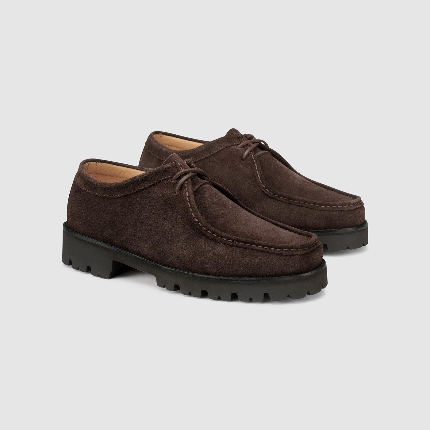 G.H. Bass & Co. Suede Wallace Super Lug Moc Shoes in Brown for Men | Lyst
