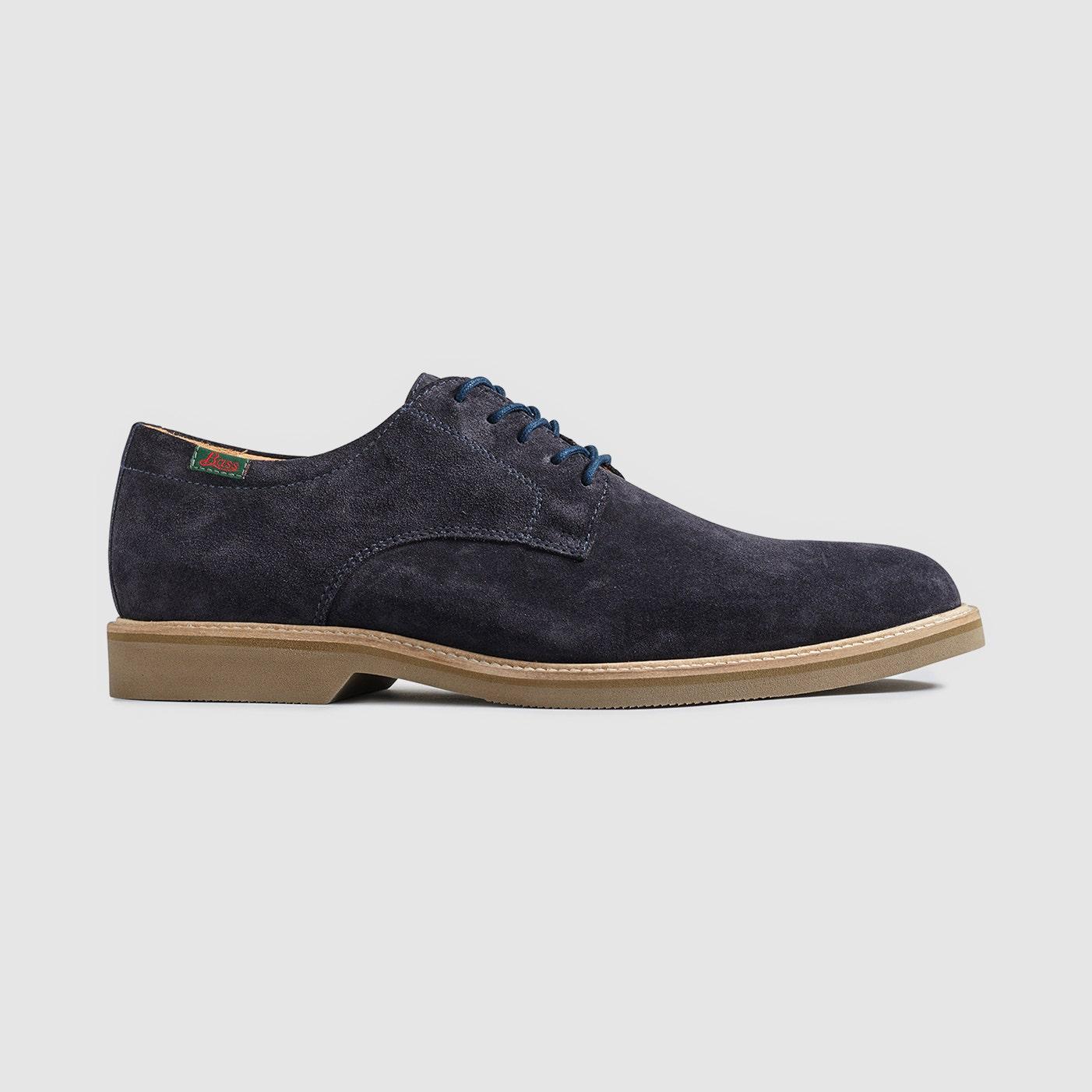 G.H. Bass & Co. Pasadena Suede Buck Shoes in Blue for Men | Lyst