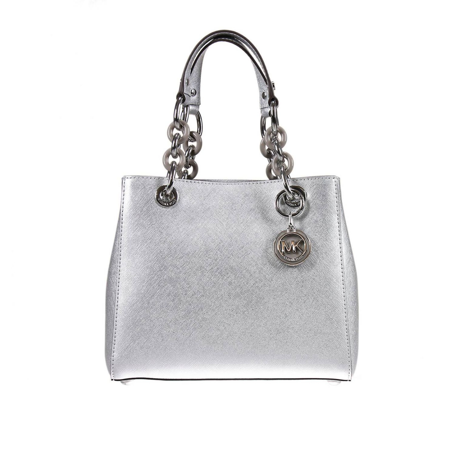 Michael Kors Metallic Silver Handbags | Paul Smith