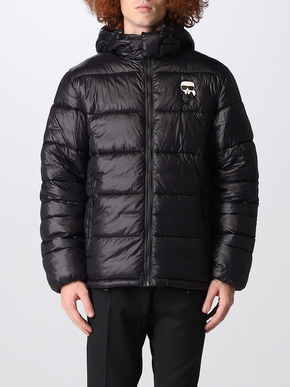 Karl Lagerfeld Jacket in Black for Men | Lyst