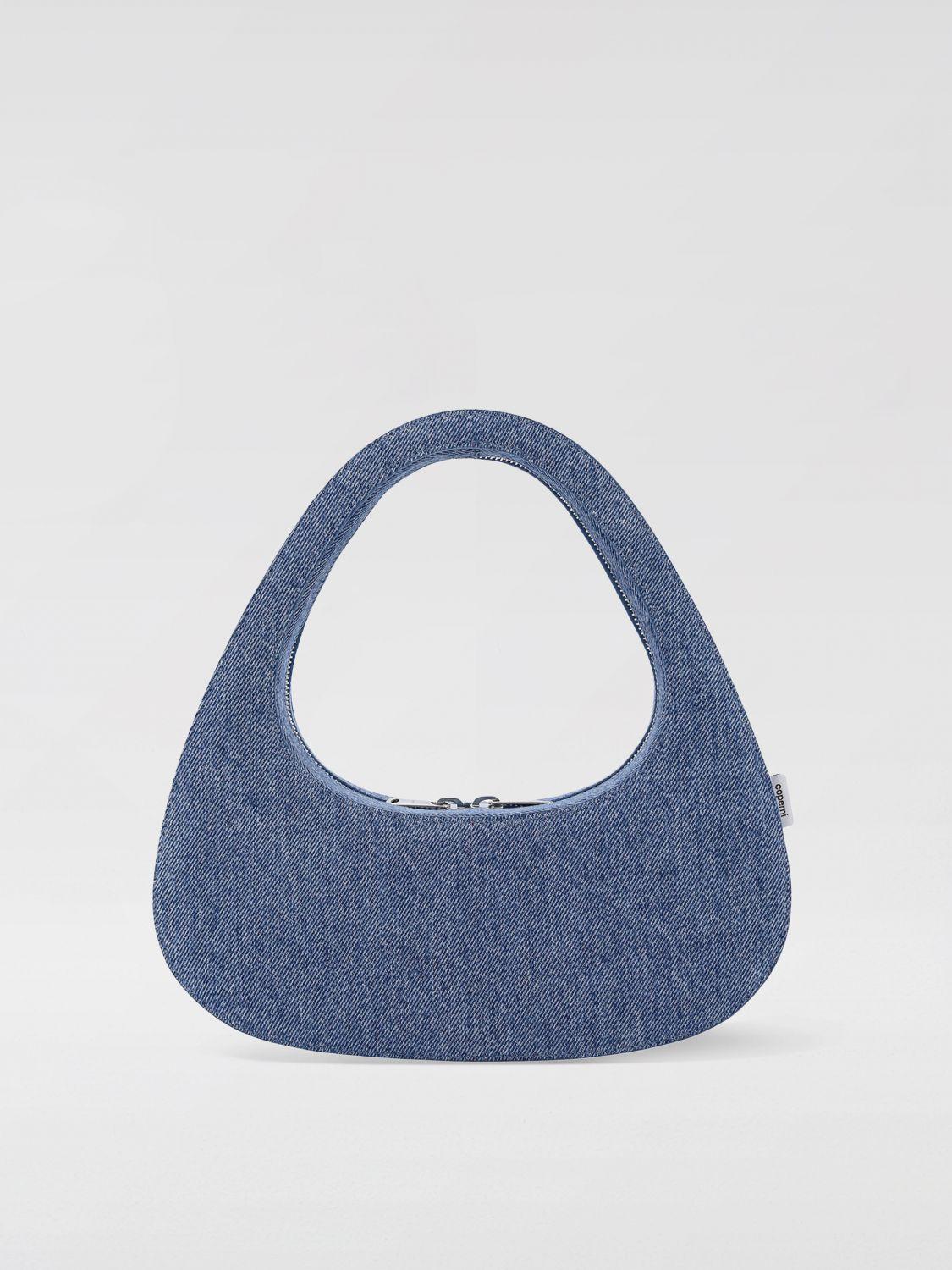Coperni Coperni Leather Hobo Bag in Blue | Lyst UK