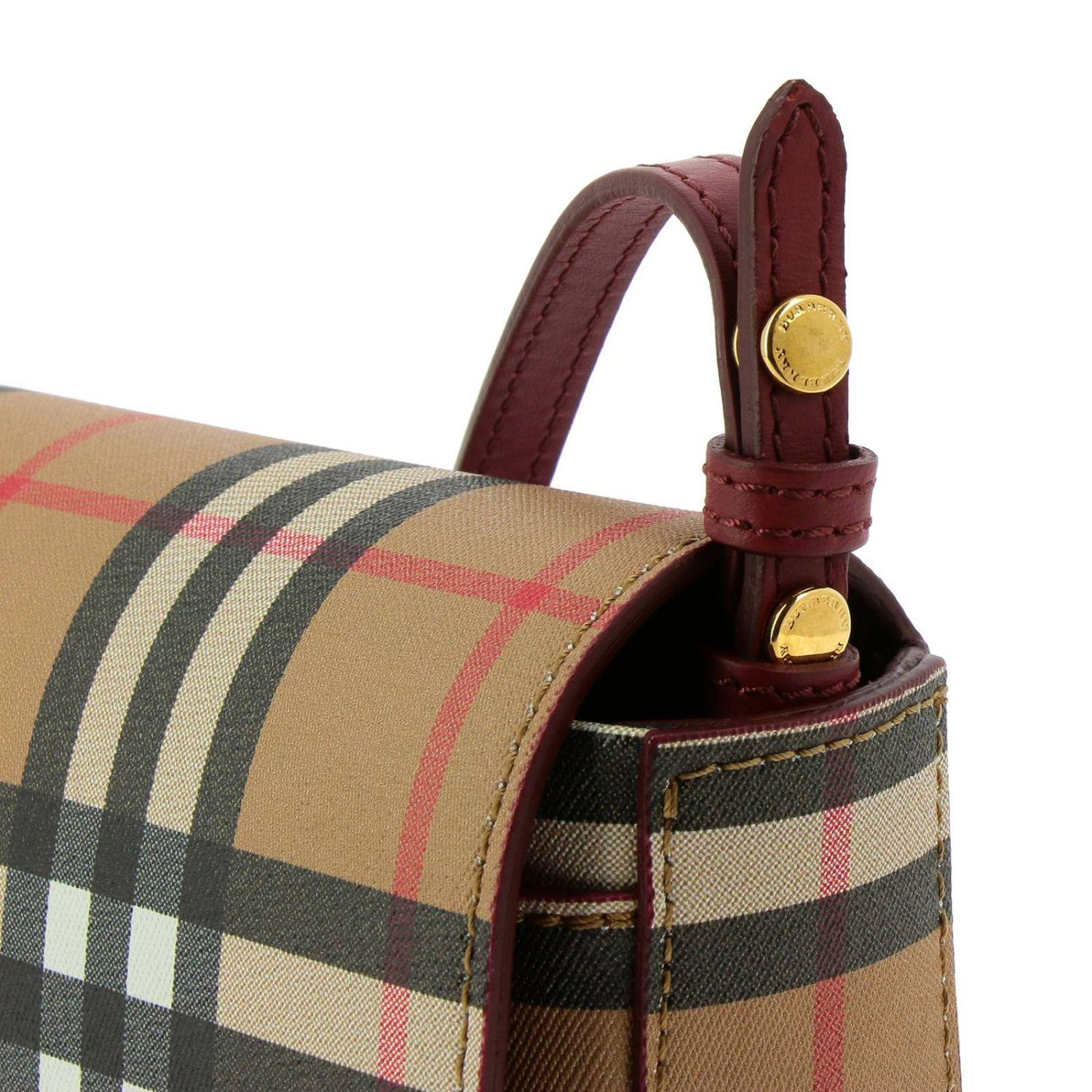 Burberry Leather Women's Mini Bag in Red - Lyst