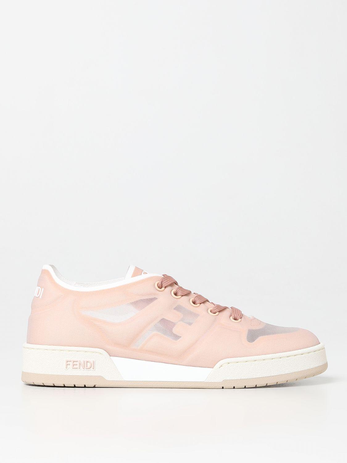 Fendi Match Sneakers In Lycra® And White Micromesh in Pink | Lyst