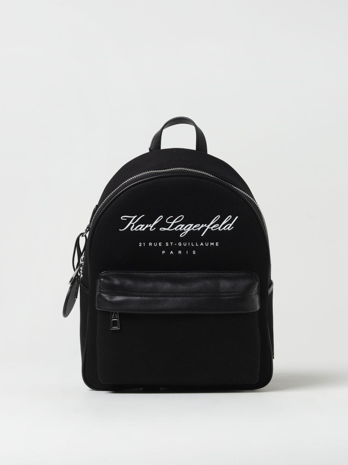 Karl Lagerfeld Backpack in Black | Lyst