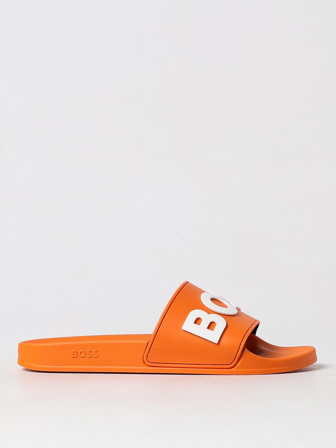 BOSS Sandals in Orange for Men Lyst Canada
