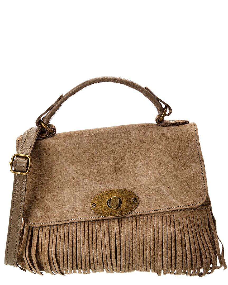Persaman New York 1105 Leather Handbag in Brown | Lyst