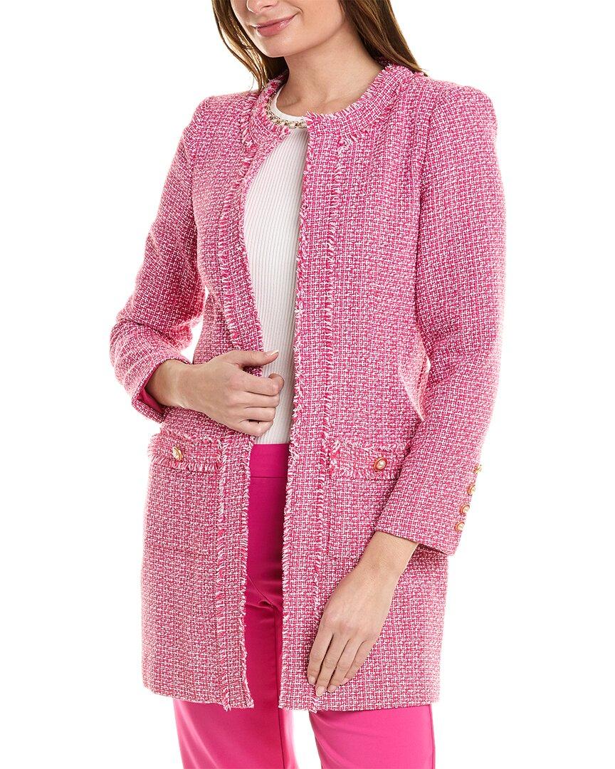 Pink Tweed Coat