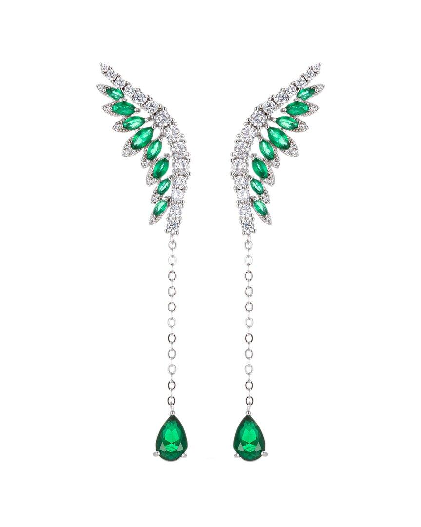 Eye Candy La Eye Candy Los Angeles The Luxe Collection Cz Alanah Earrings In Green Lyst