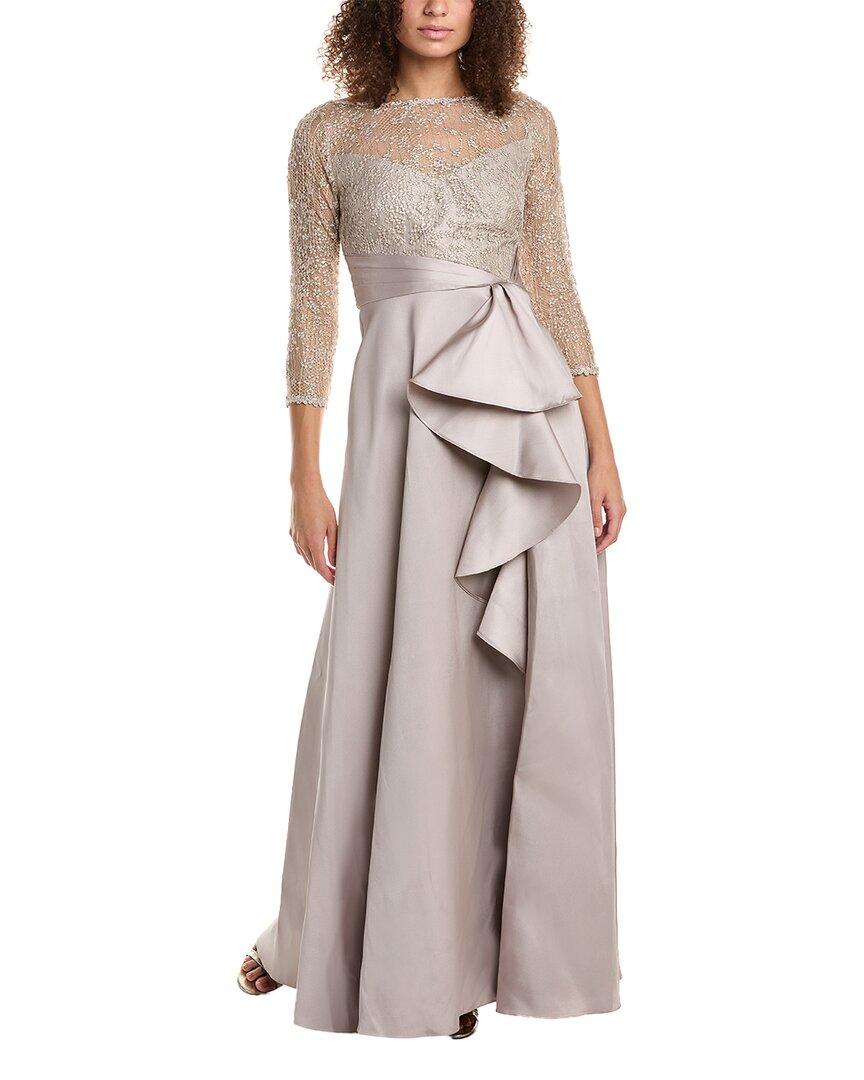 THEIA Zola Gown in Brown | Lyst