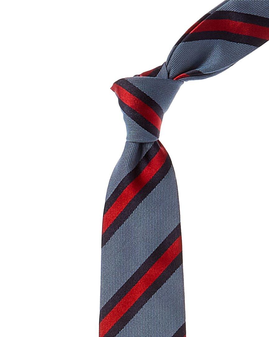 Gucci Diagonal Stripe Silk-Blend Tie in Blue for Men | Lyst