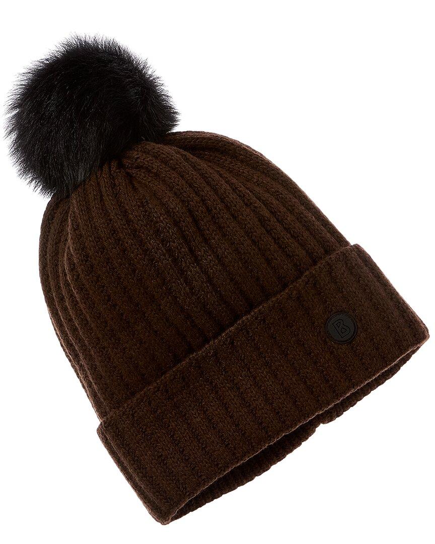 Bogner Ranya Wool & Cashmere-Blend Hat in Brown | Lyst UK