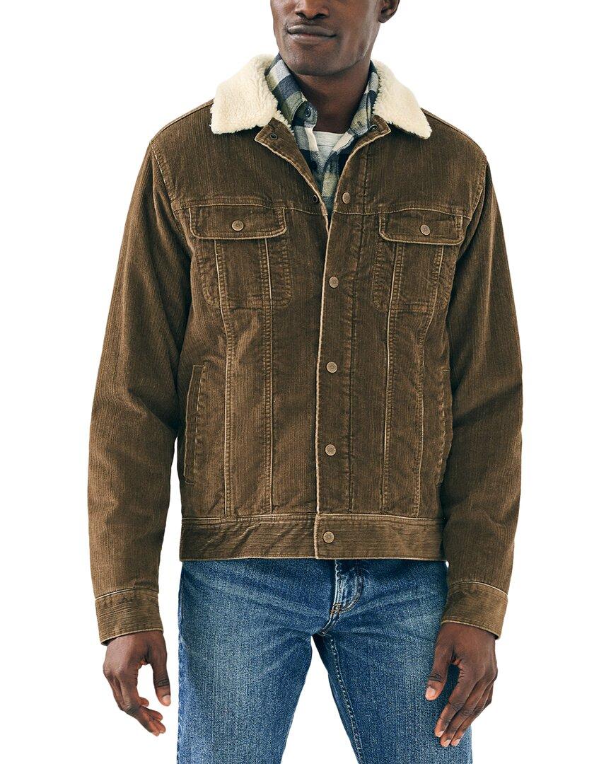 Faherty High Pile Fleece Timberline Corduroy Truck in Green for Men | Lyst