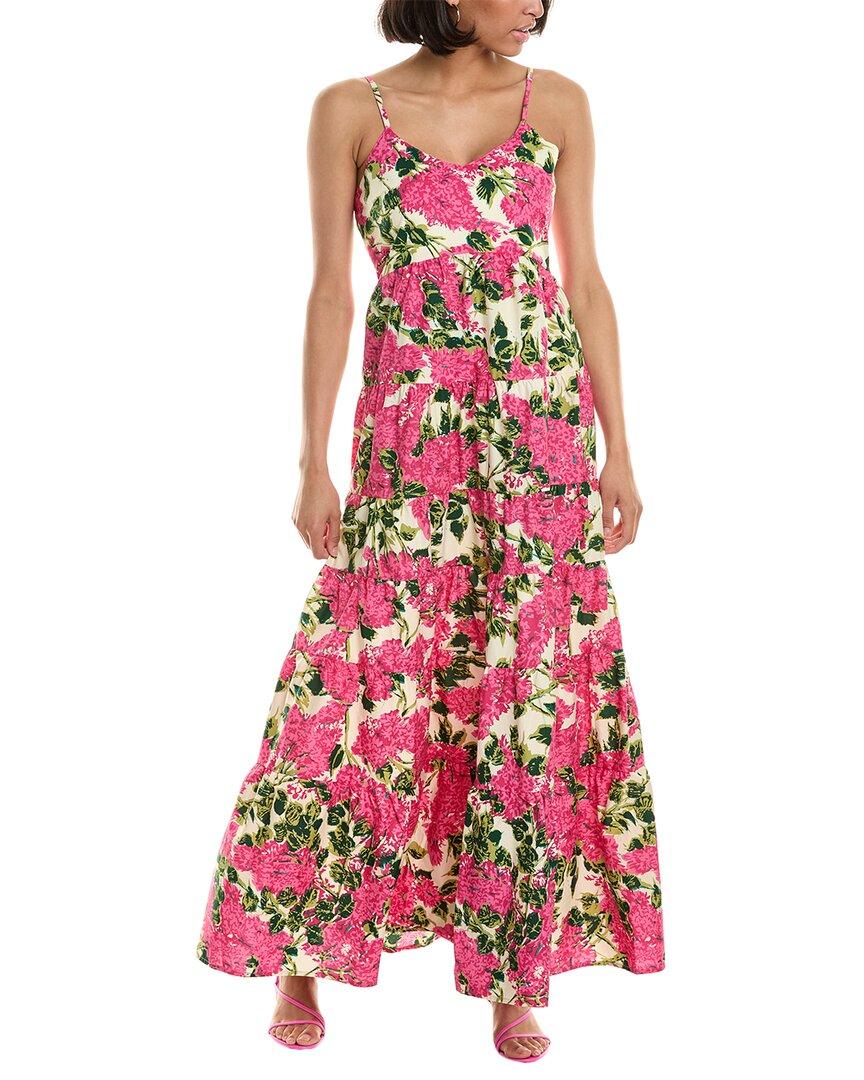 FLORA BEA NYC Davie Maxi Dress in Red | Lyst