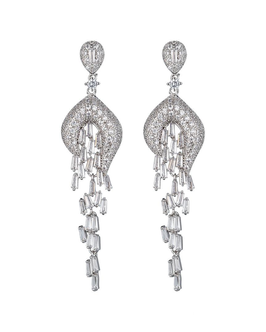 Eye Candy La The Luxe Collection Cz Elsa Drop Earrings In White Save 2 Lyst Canada