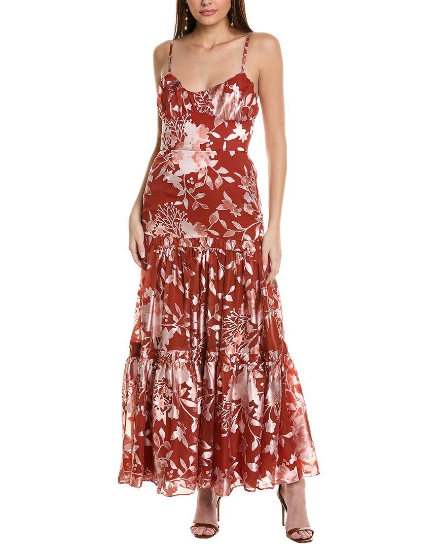 Hutch Winslet Maxi Dress in Red | Lyst