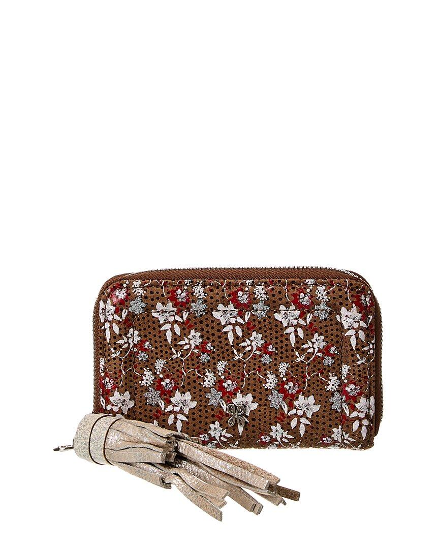 Hobo International Nila Small Leather Zip Around Wallet in Brown | Lyst