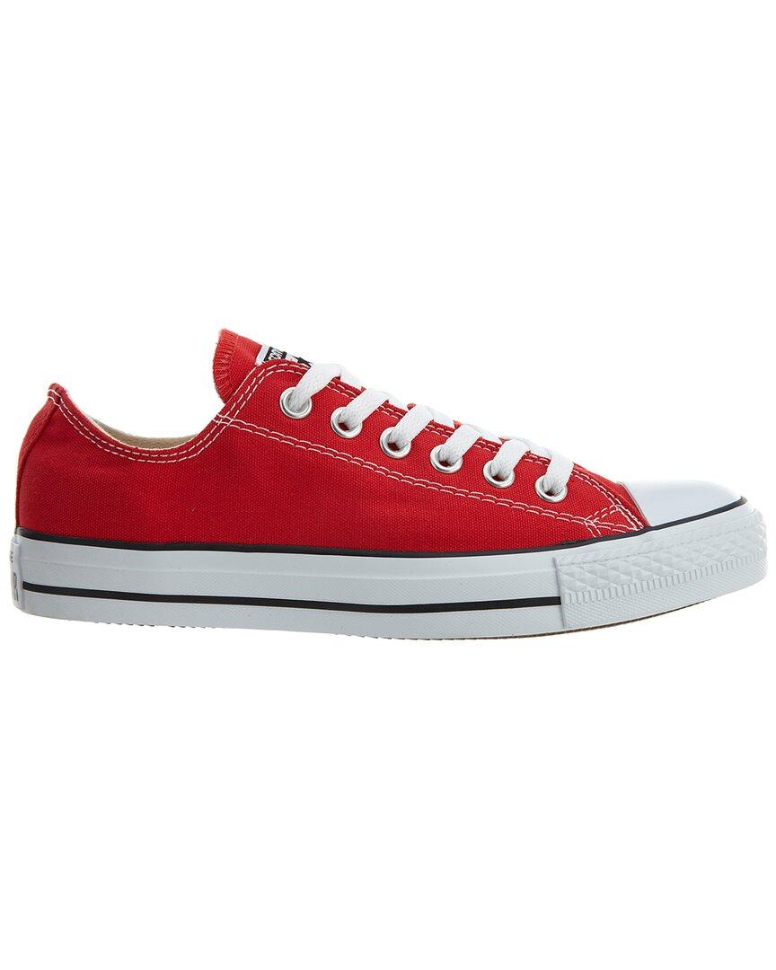 Converse Chuck Taylor All Star Canvas Sneaker in Red | Lyst