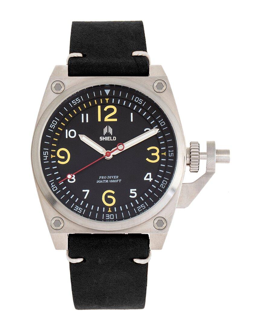 Shield Pascal Watch in Black for Men | Lyst