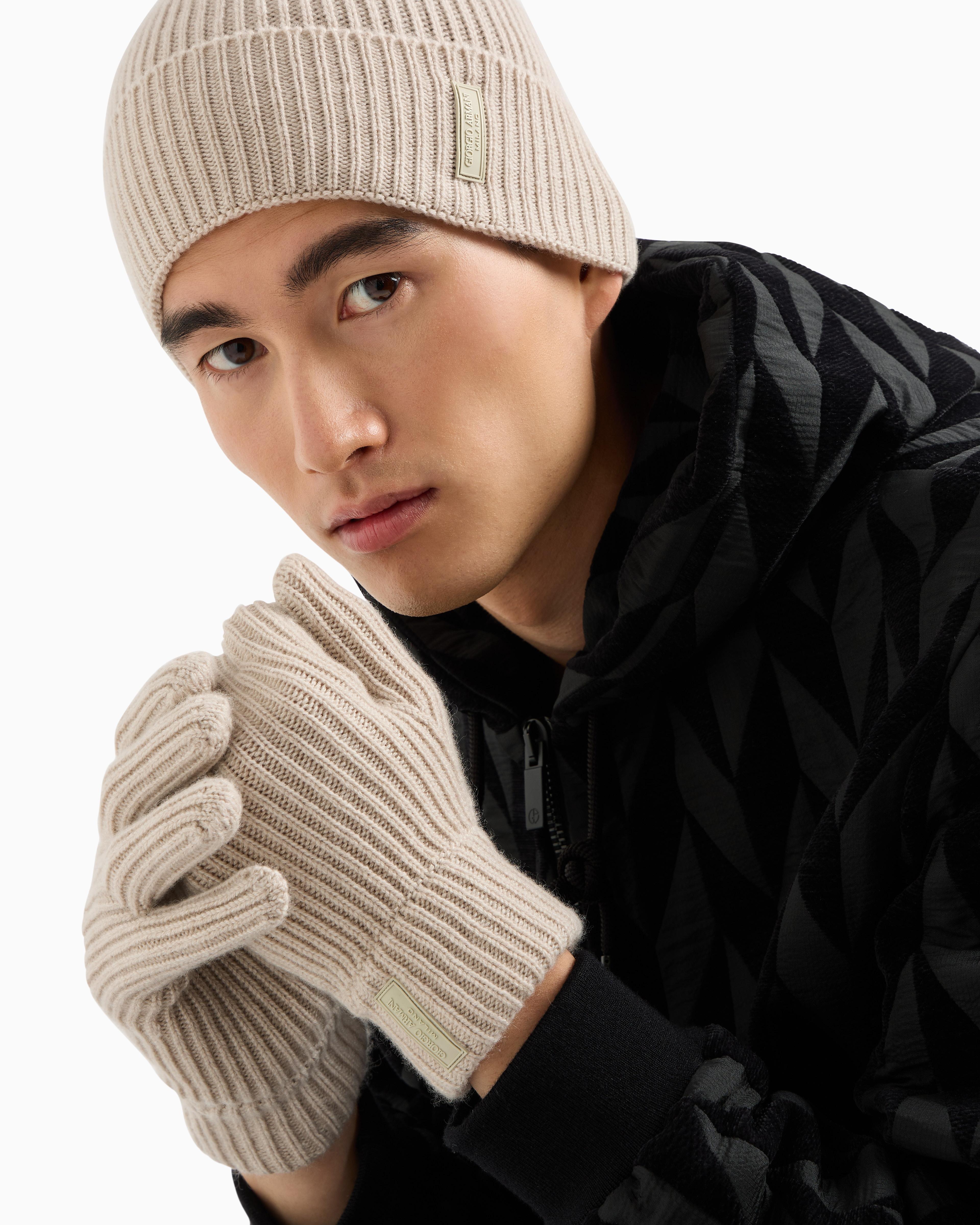 Bonnet Cagoule En Cachemire Giorgio Armani pour homme en coloris Neutre Lyst