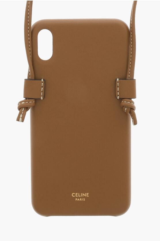 Celine Leather Xs Max Iphone Case in Brown for Men | Lyst UK