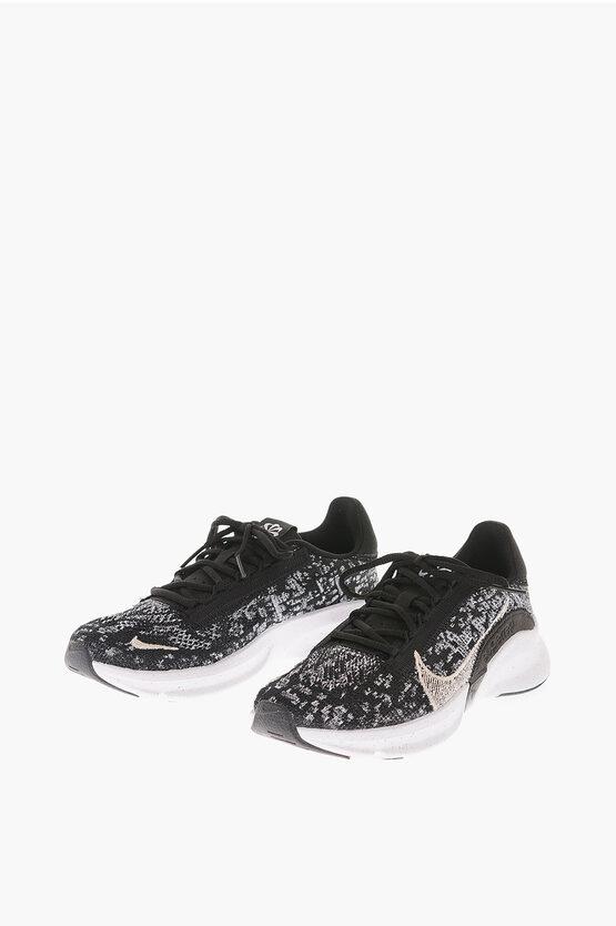 Nike Two Tone Fabric Superrep Go 3 Low-Top Sneakers in Black | Lyst UK