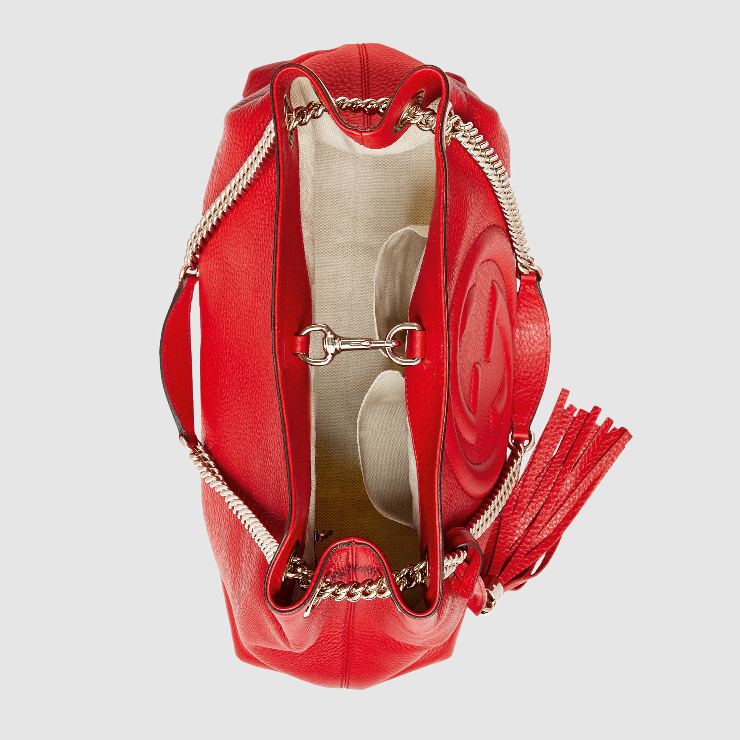 Gucci Soho Red Leather Shoulder Bag | IUCN Water