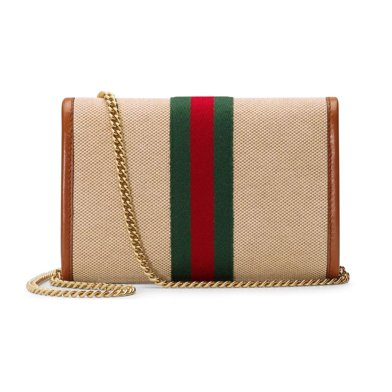 Gucci Rajah Mini Bag In Beige Vintage Canvas | SEMA Data Co-op