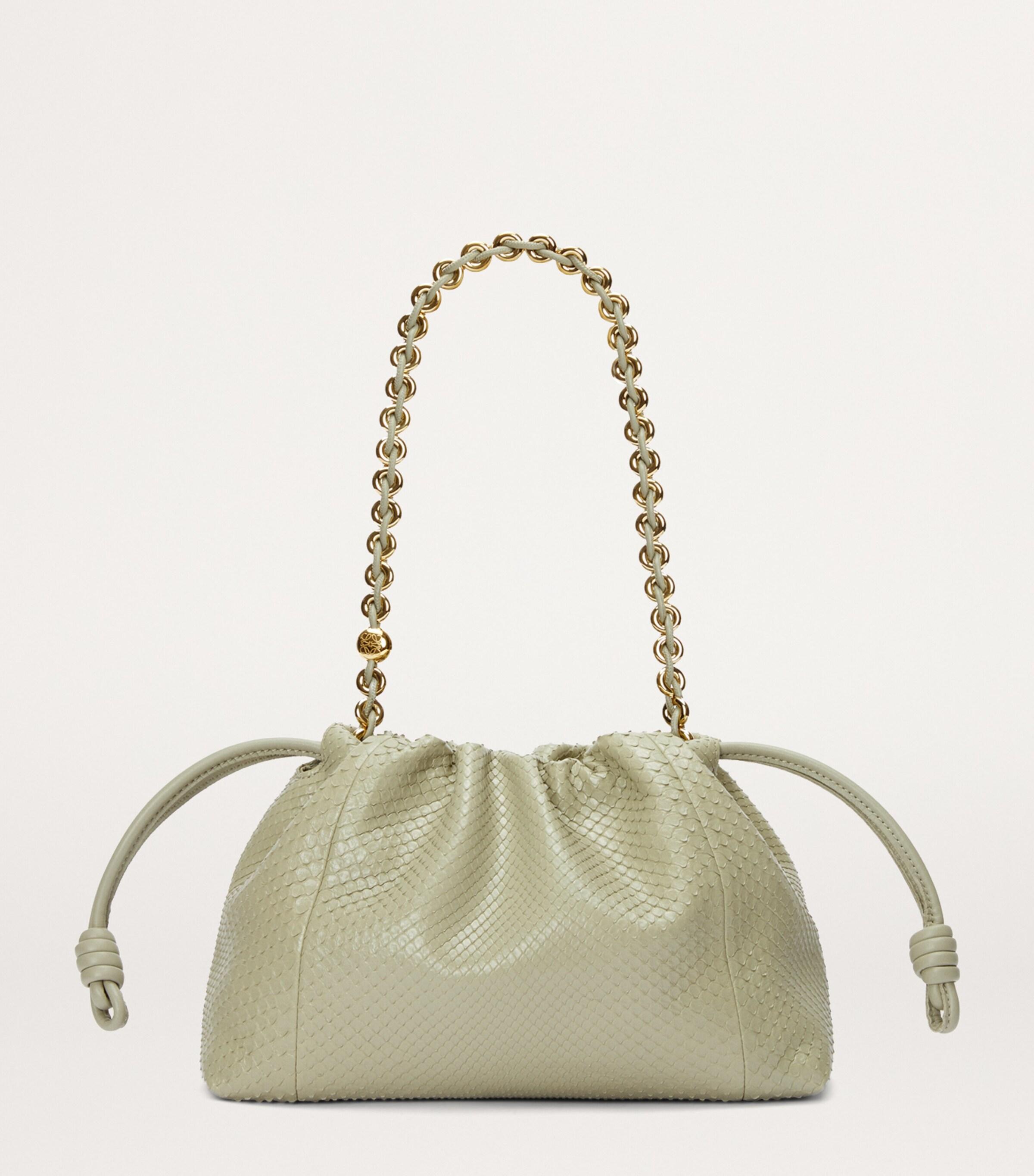 Harrods Loewe Python Bag🥈Loewe Python Flamenco Purse in Metallic Lyst UK