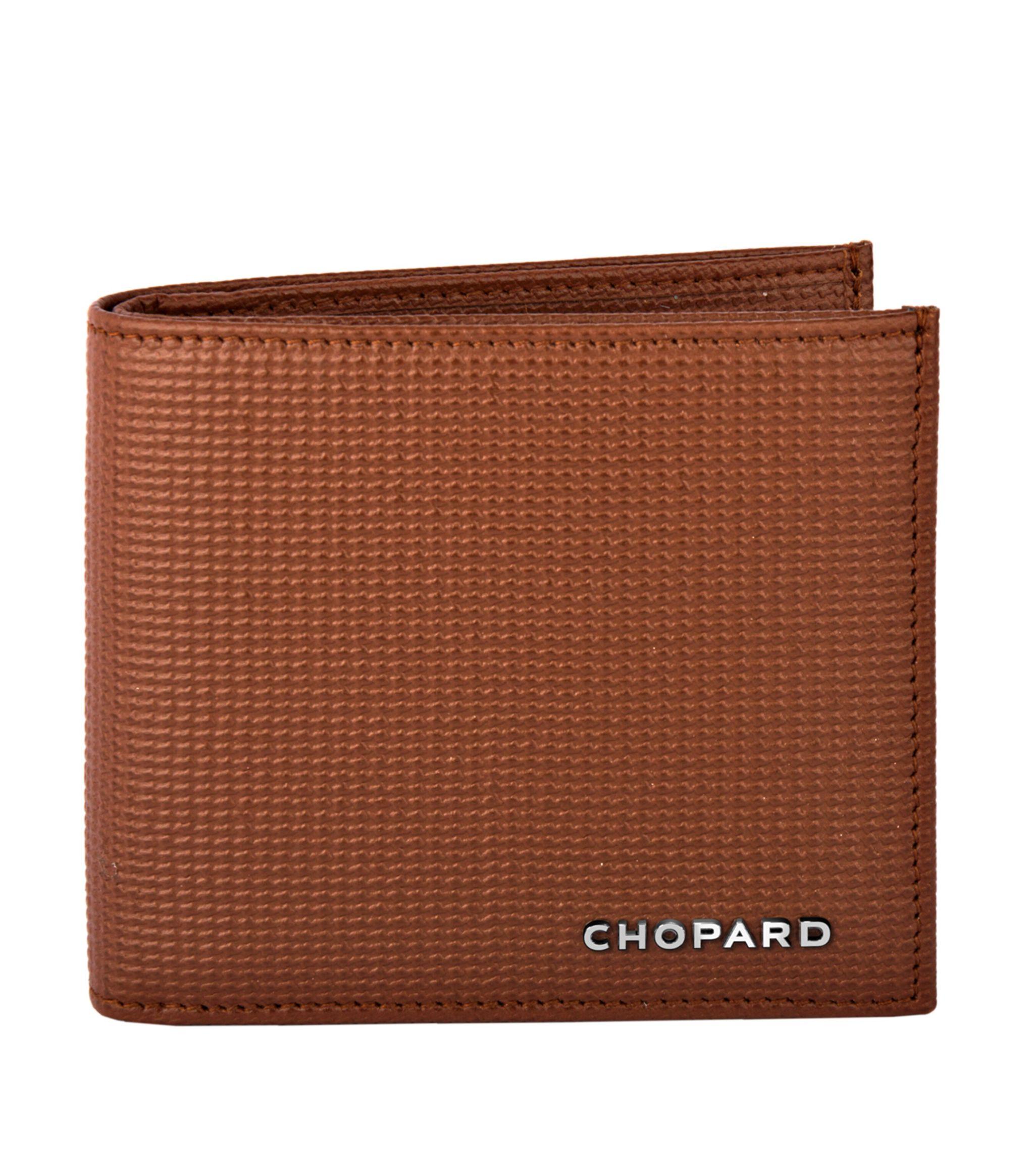 Chopard Mini Leather Classic Bifold Wallet in Brown for Men | Lyst