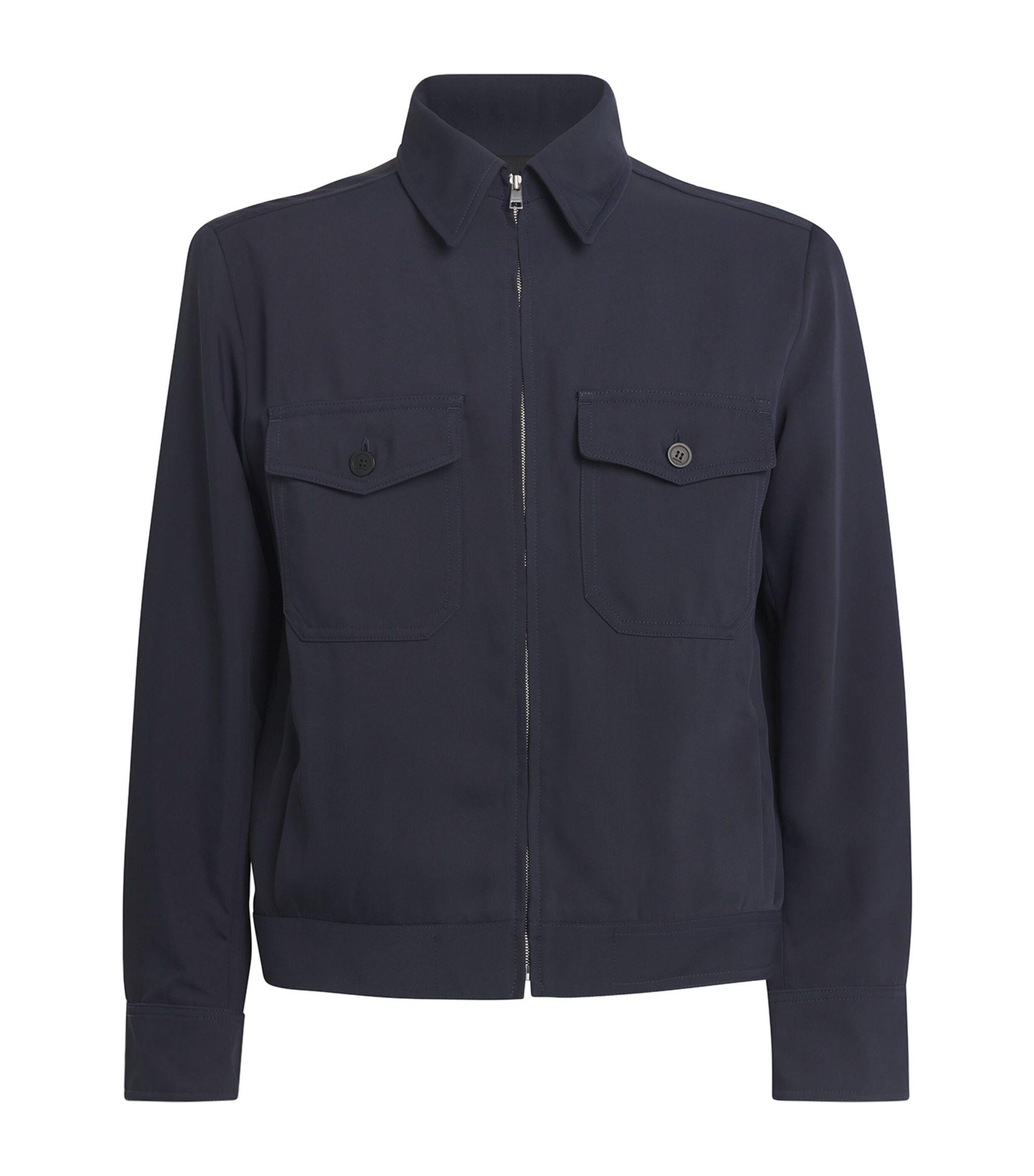 Sandro Antoine Jacket in Blue for Men | Lyst