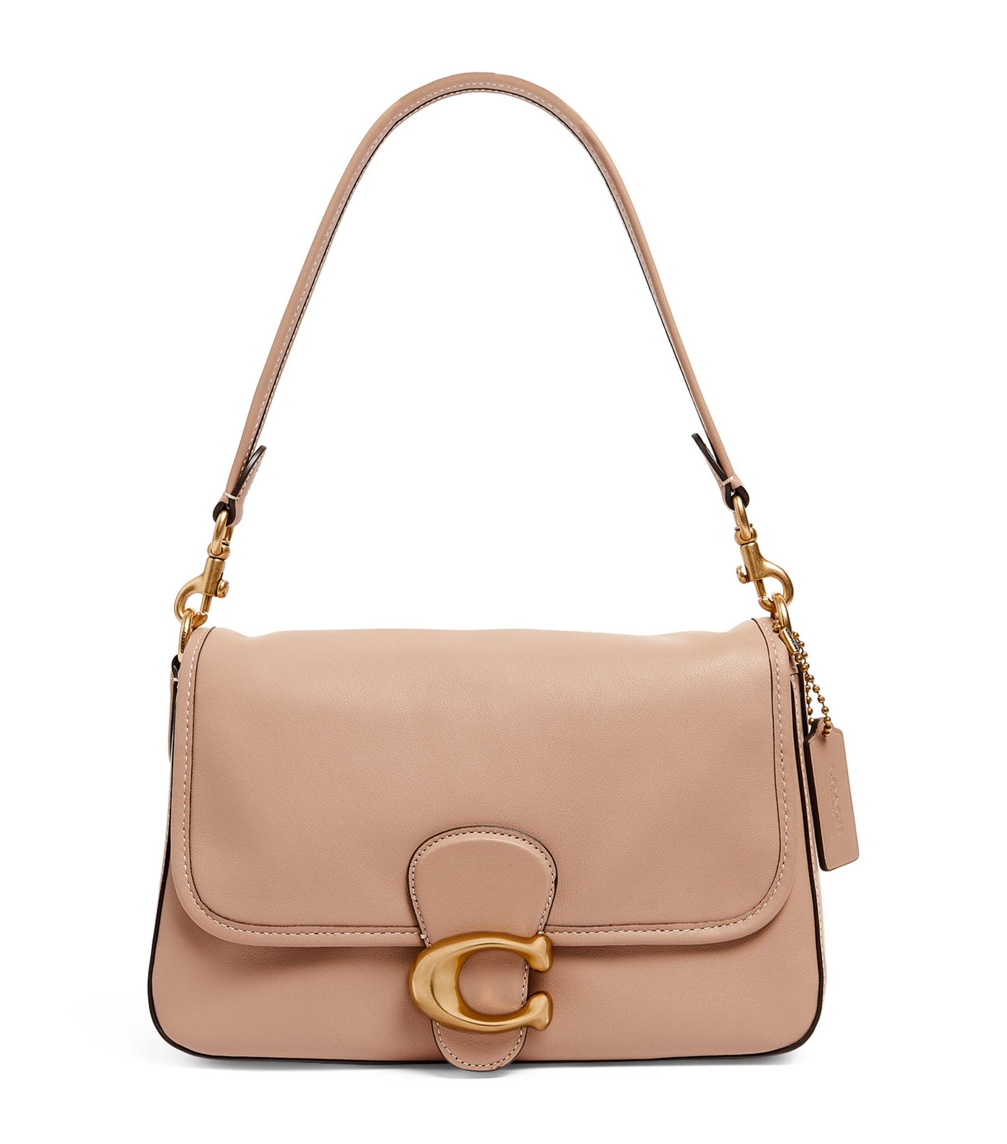 COACH Leather Soft Tabby Shoulder Bag in Natural | Lyst COACH Leather Soft Tabby Shoulder Bag in Natural | Lyst