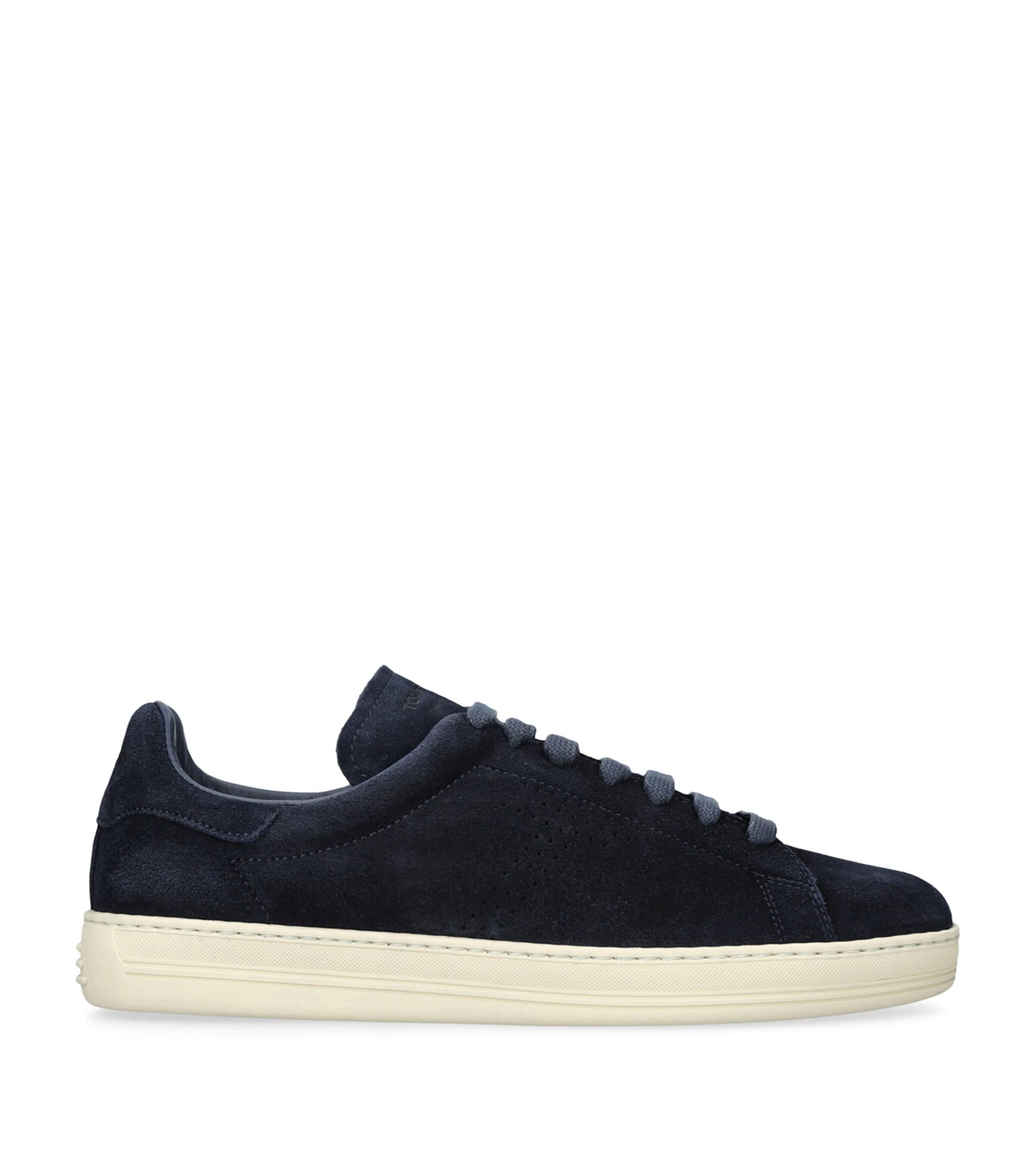 Tom Ford Suede Warwick Sneakers in Blue for Men | Lyst