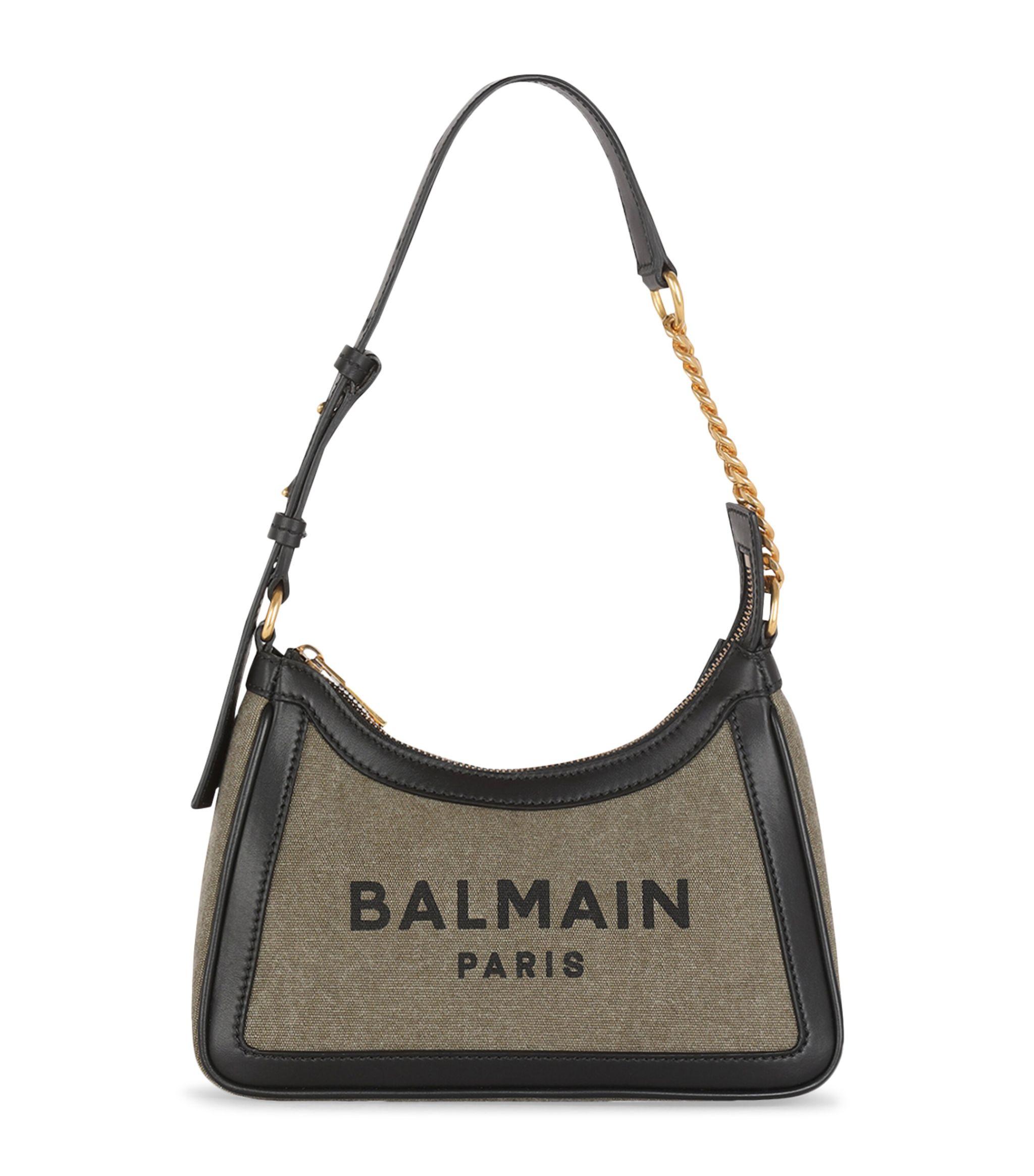 Balmain B-Army 19 Shoulder Bag in Brown | Lyst